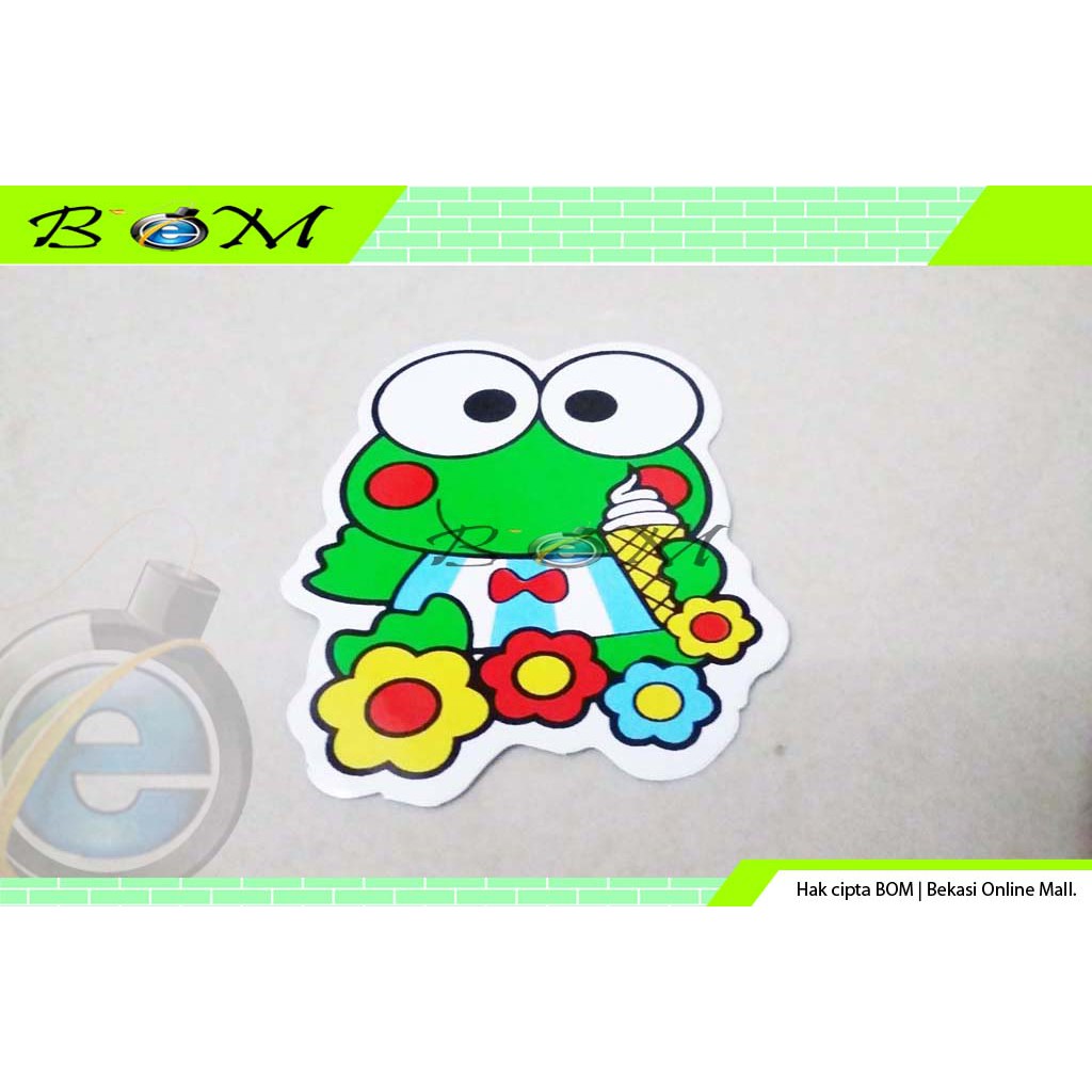 Jual stiker sticker motor mobil gambar keropi katak kodok Indonesia ...