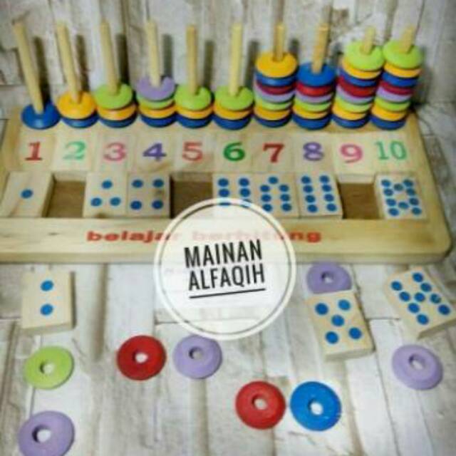 Jual MAINAN EDUKASI ANAK DARI KAYU BELAJAR BERHITUNG TERLARIS DI JAWA ...