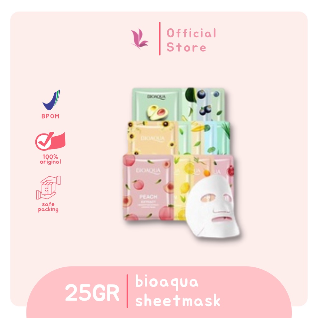 Jual Bioaqua Sheetmask Essence Series 25gr Indonesia|Shopee Indonesia