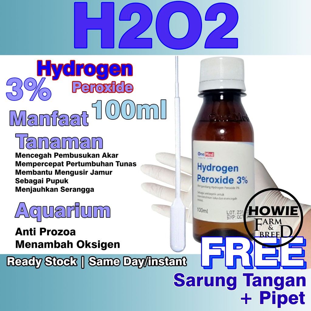 Jual Hidrogen Peroksida Cairan H2O2 Untuk Tanaman dan Aquarium ...