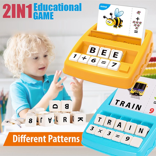 Jual Mainan 2 in 1 Educational Game/ Pemainan Mengeja dan Menghitung ...