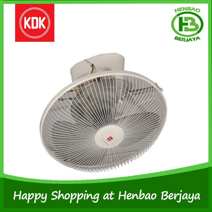 Jual KDK Auto Fan 16 inch WR40U Kipas Angin Orbit Plafon Langit-Langit ...