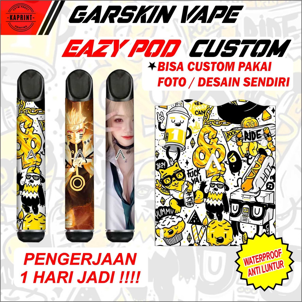 Jual ( EAZY POD )PRINT STICKER CUSTOM GARSKIN EAZY POD FOTO / ANIME ...