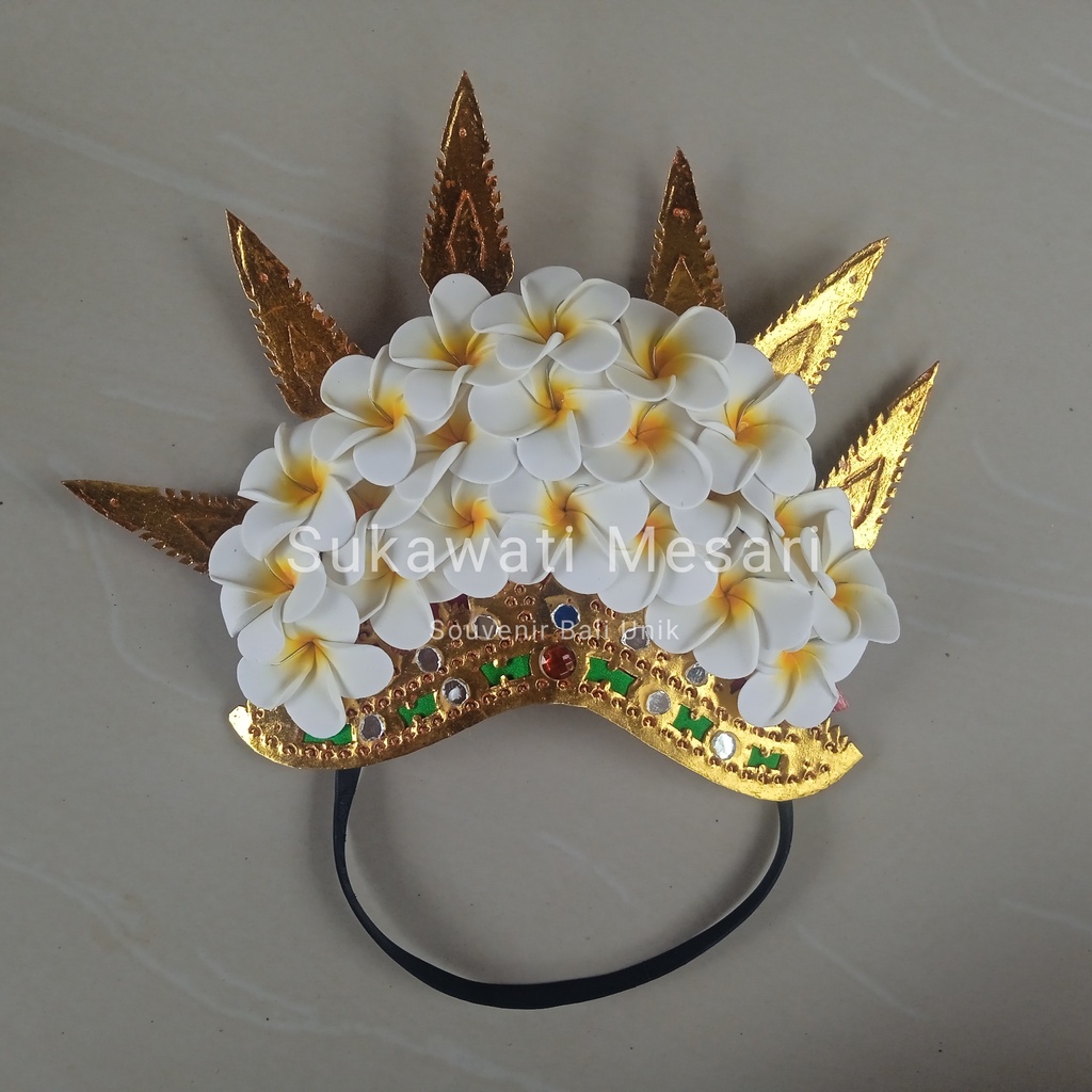 Jual Mahkota Tari Bali Bunga Spons Hiasan Karnaval Dancing Crown ...