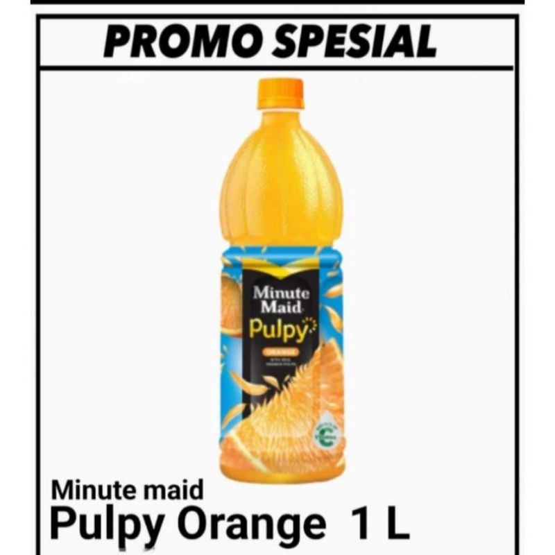 Jual Minute Maid Pulpy Orange 1 liter | Shopee Indonesia