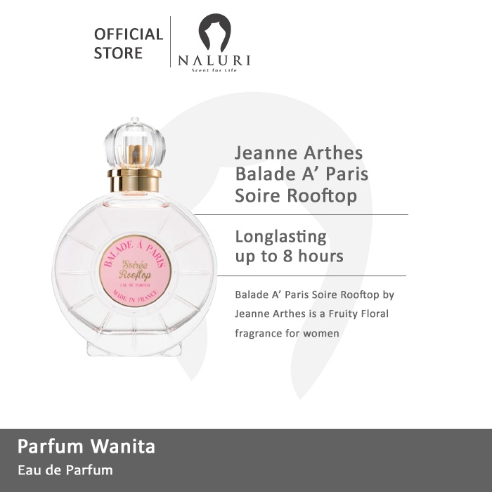 Jual Parfum Original Jeanne Arthes Balade A Paris Soiree Rooftop / Eau De Parfume / Parfum ...