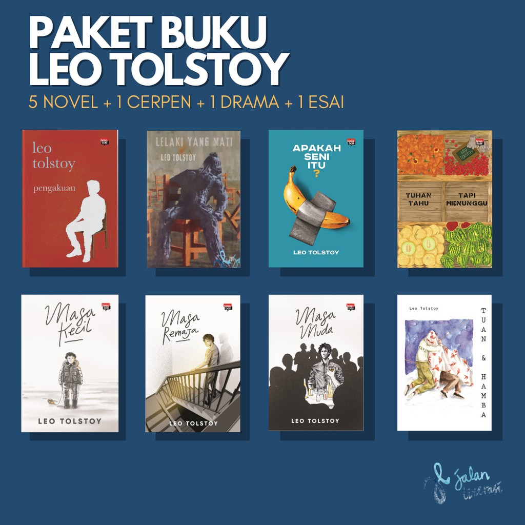 Jual Paket Buku Leo Tolstoy - Sastra | Shopee Indonesia