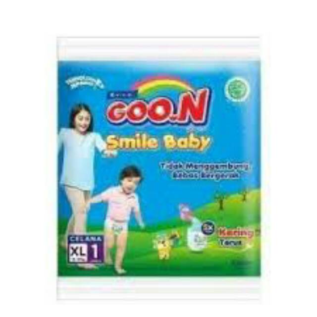 Jual GOON Popok Celana Smile Baby SP XL1 Kemasan Renteng Renceng | Shopee Indonesia
