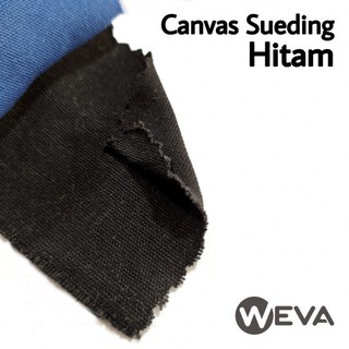 Jual Bahan Kain Canvas Sueding Hitam | Shopee Indonesia