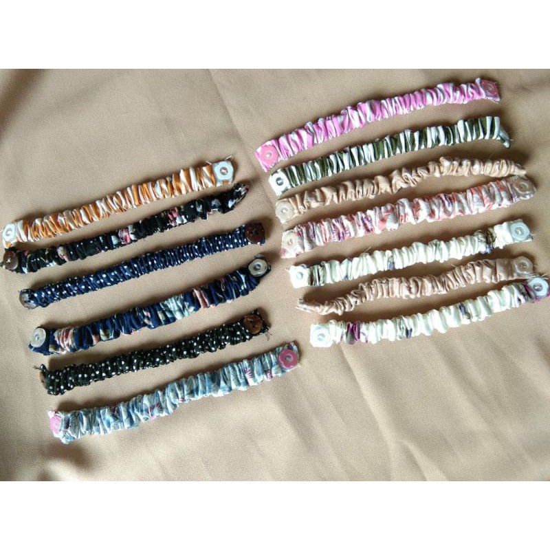 Jual Konektor Masker Hijab Motif | Polos | Kancing | Perekat | Shopee ...