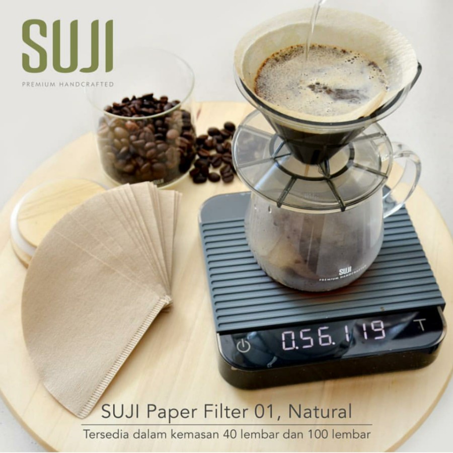 Jual Awi Coffee Denali Medan | SUJI PAPER FILTER 02 WHITE/ NATURAL 100 ...