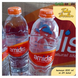 Jual AMIDIS AIR 600 ML ISI 24 BOTOL MINUM DISTILASI | Shopee Indonesia