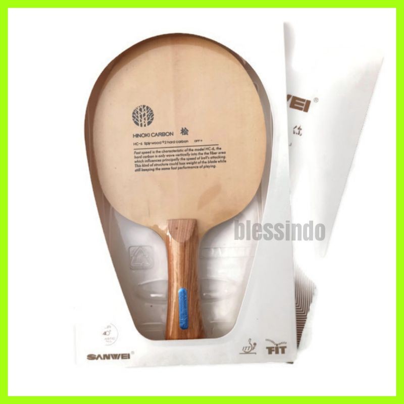 Jual Kayu Bat Pingpong Tenis Meja SANWEI HINOKI HC 6S ORIGINAL | Shopee Indonesia