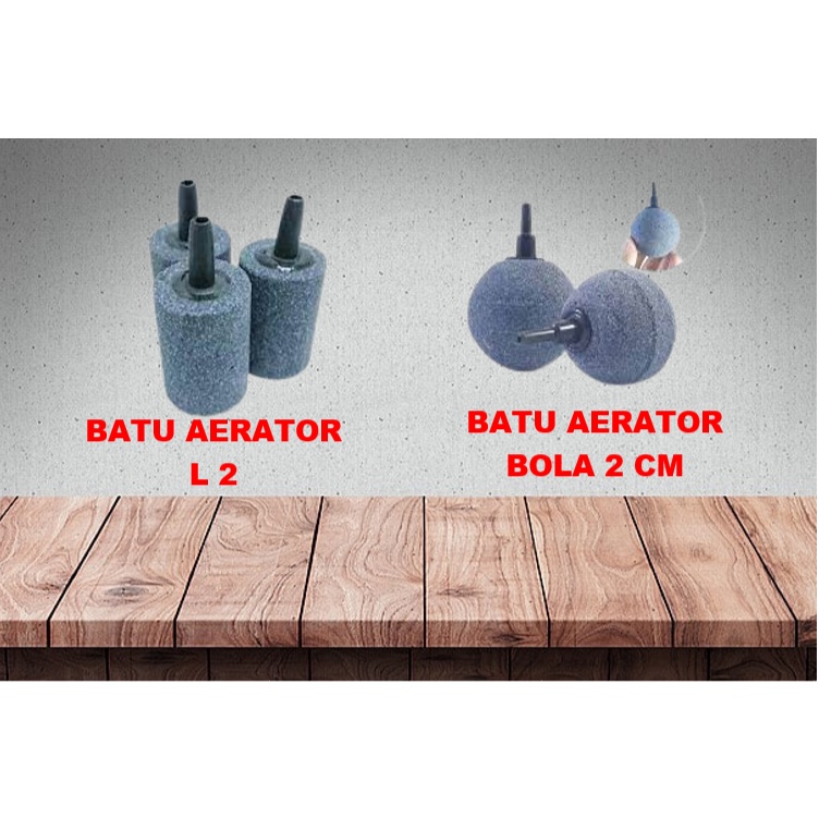 Jual Batu Aerator BULAT BOLA 2cm dan L 2 - Air Stone Gelembung Udara ...