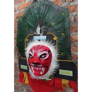 Jual Topeng Reog Mini Mainan Anak Anak Dadak Merak Spon | Shopee Indonesia