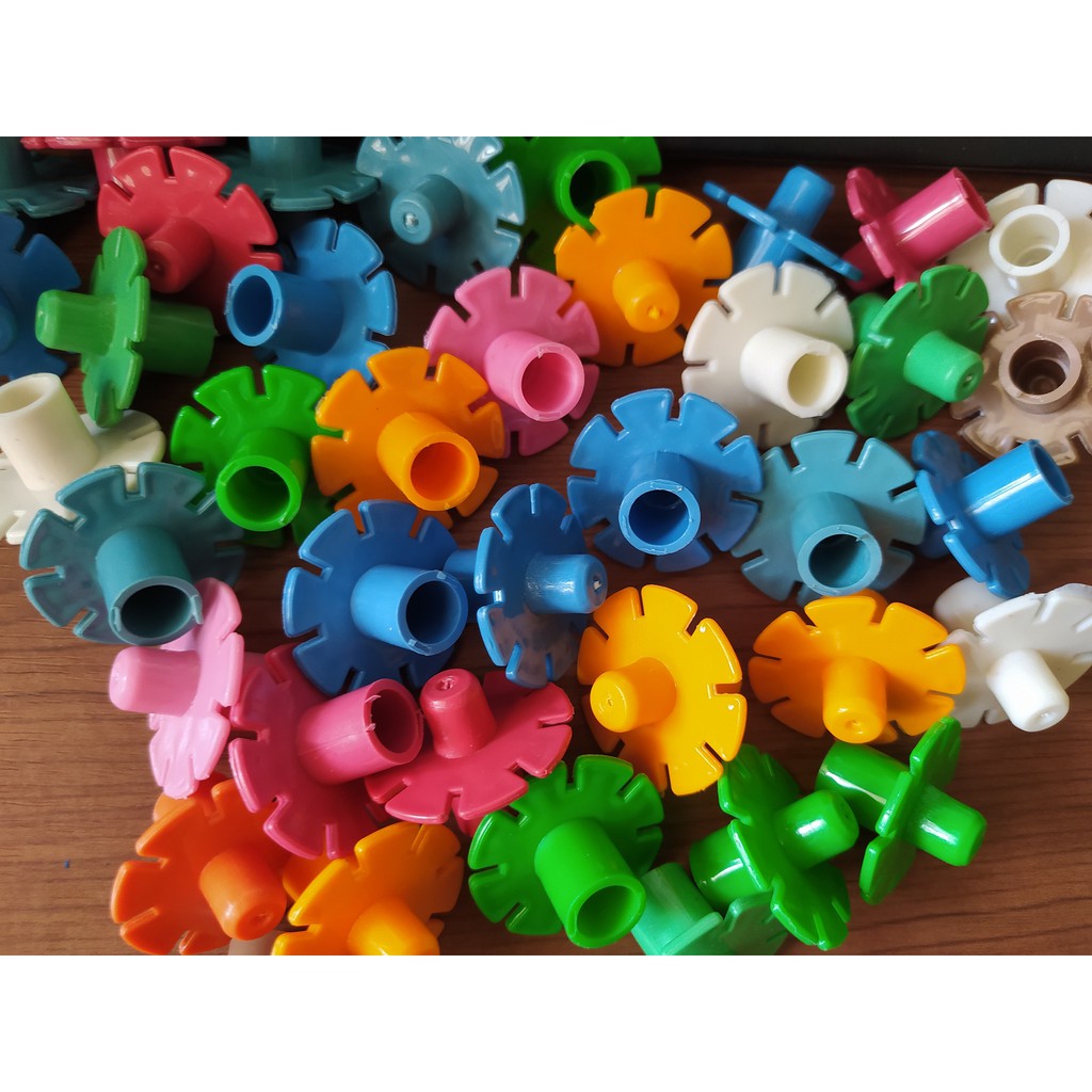 Jual Mainan Edukasi Lego Jadul / Lego Jamur PIPA Warna-warni - Isi 100 ...