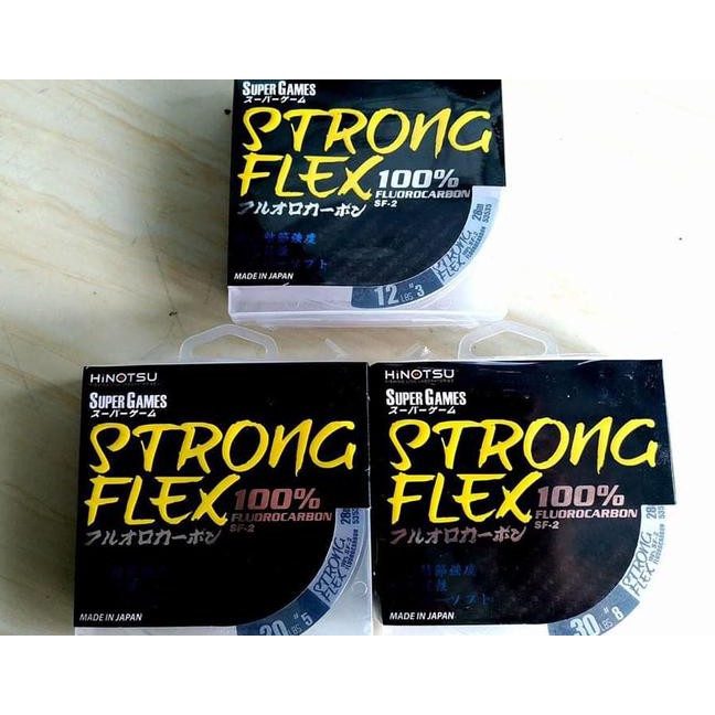 Jual Senar Pancing (Hinotsu Strong Flex 100% Fluoro Carbon #30Lb) | Shopee Indonesia