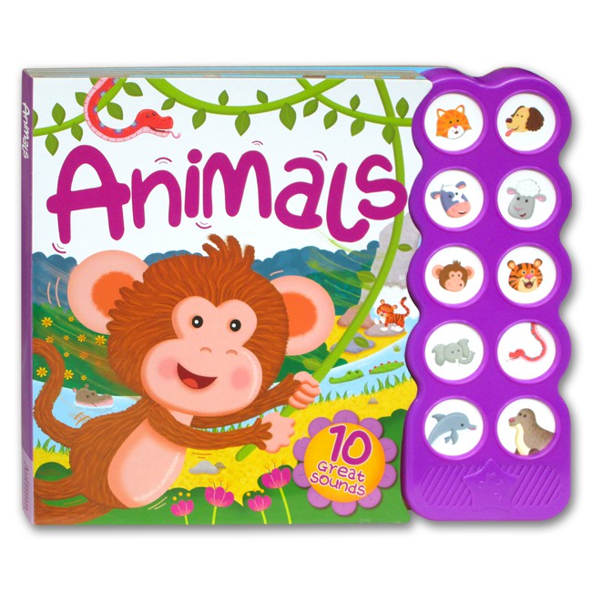 Jual Animals Sound Board Book with 10 Great Sounds | buku anak | Shopee ...