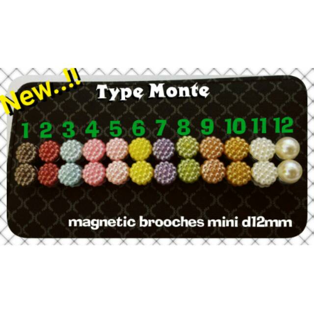 Jual Bros monte hijab pin magnet cantik jilbab murah | Shopee Indonesia