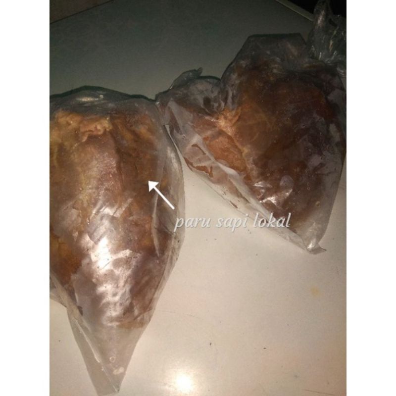 Jual Promo 39.999 1Kg Frozen Food Paru Sapi Rebus Beku Paru Rebus Beku ...