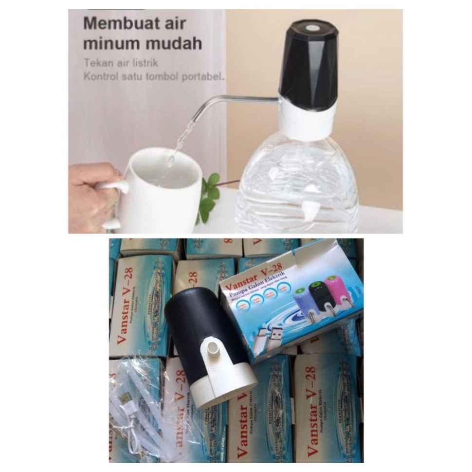 Jual Dispenser Pompa Air galon / Pompa Aqua Listrik USB/dapat di charge ...