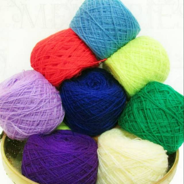 Jual BENANG WOL / WOOL / BENANG RAJUT /KNITTING YARN/25G | Shopee Indonesia