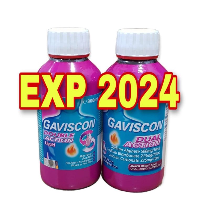 Jual GAVISCON Double Action Liquid 300ml Botol - obat maag nyeri ...