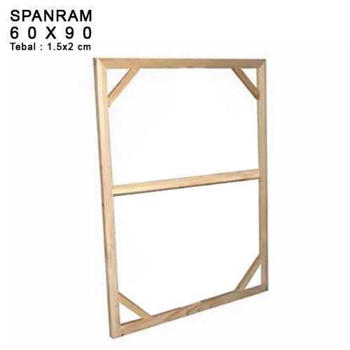 Jual SPANRAM Frame Rangka Kayu 60x90 cm Indonesia|Shopee Indonesia