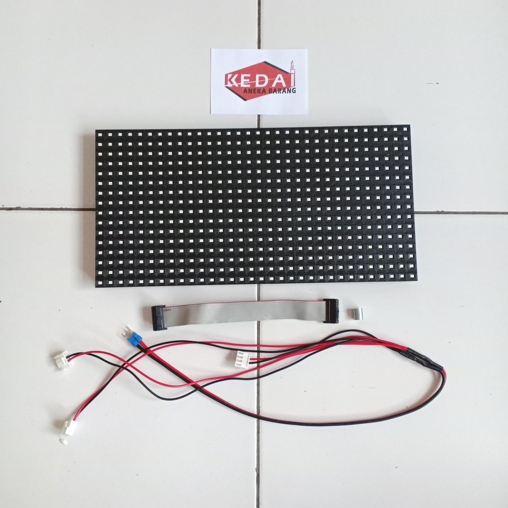 Jual Panel Module Modul LED P10 Running Text SMD Hijau Green Outdoor ...