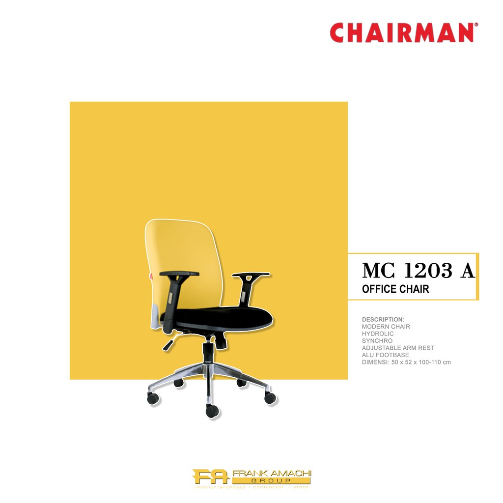 Jual CHAIRMAN OFFICE CHAIR - MC 1203 A | Shopee Indonesia