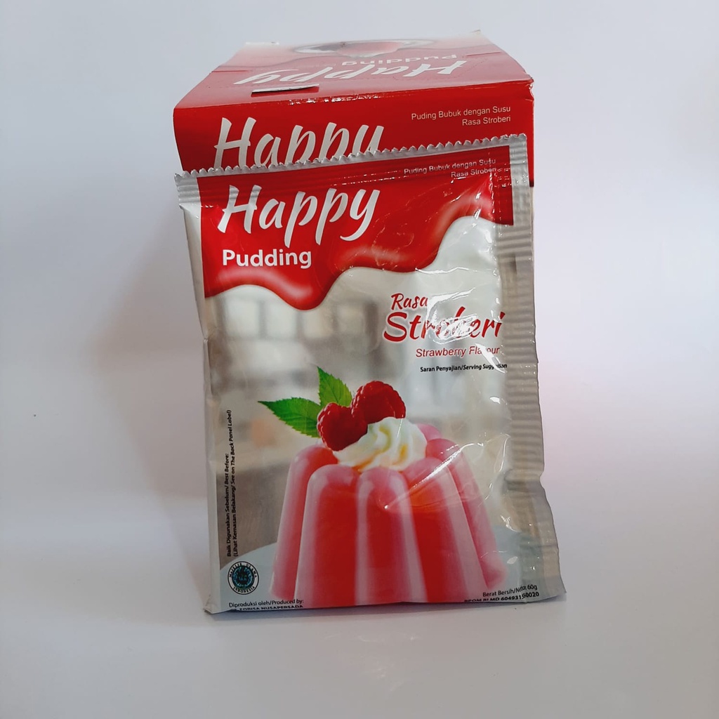 Jual Nutrijell happy puding coklat strawberry 60 gr | Shopee Indonesia