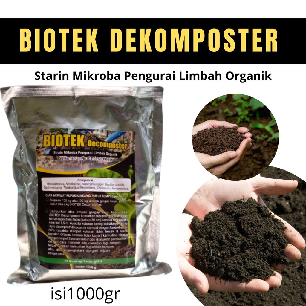 Jual BIOTEK Dekomposter ,Pupuk Pengurai Limbah Organik Untuk Sawit ...