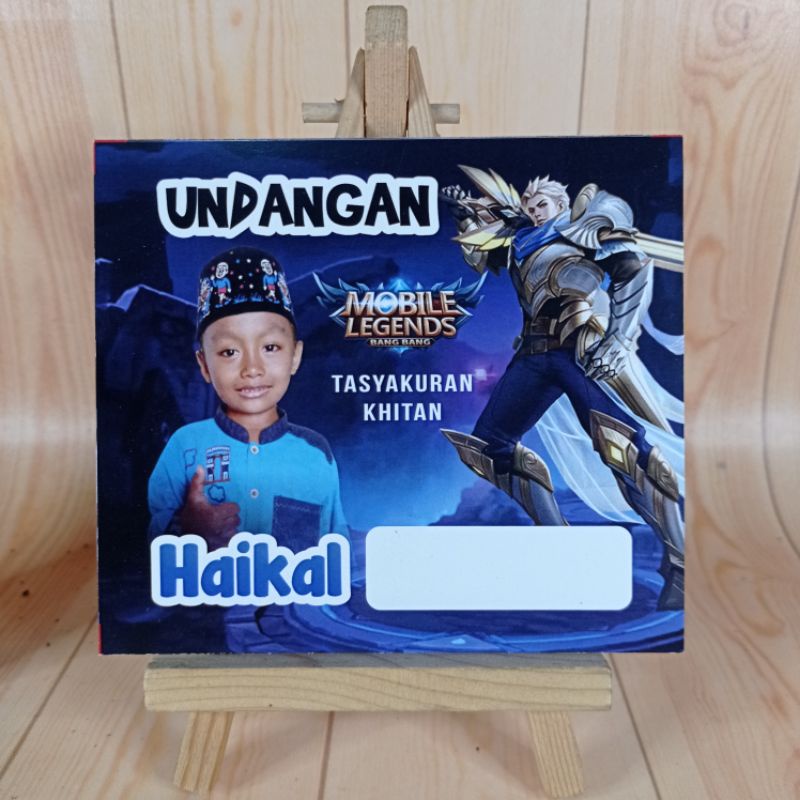 Jual Undangan Khitan Anak model Mobile Legends FF Murah | Shopee Indonesia
