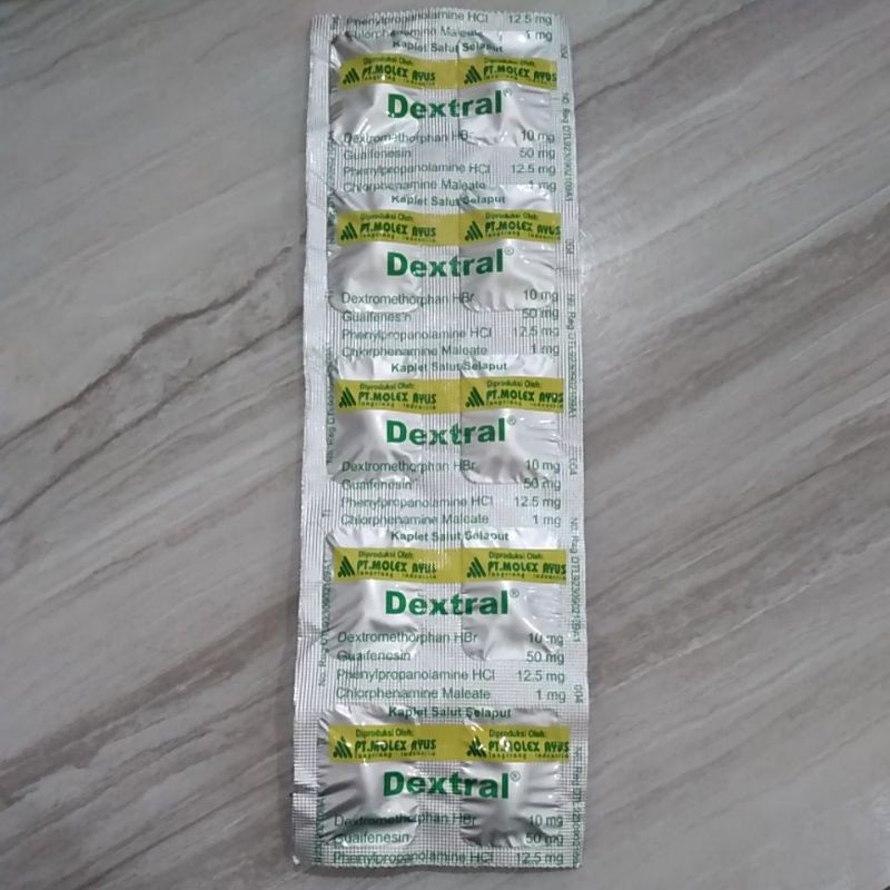 Jual DEXTRAL TABLET/OBAT BATUK | Shopee Indonesia