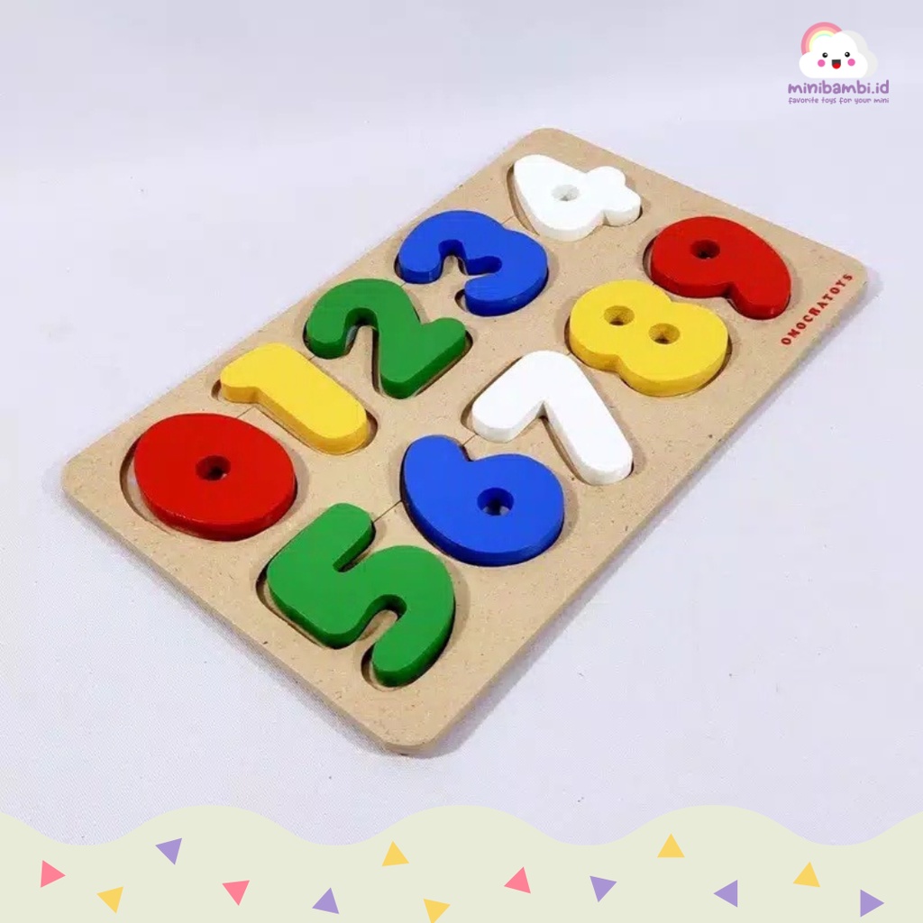 Jual Puzzle Number - Puzzle Angka - Mainan Kayu Indonesia|Shopee Indonesia