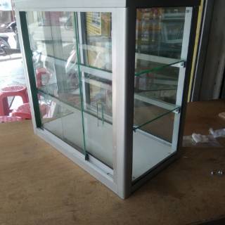 Etalase kaca untuk jualan makanan Bakso,mie ayam,jus DLL | Shopee Indonesia
