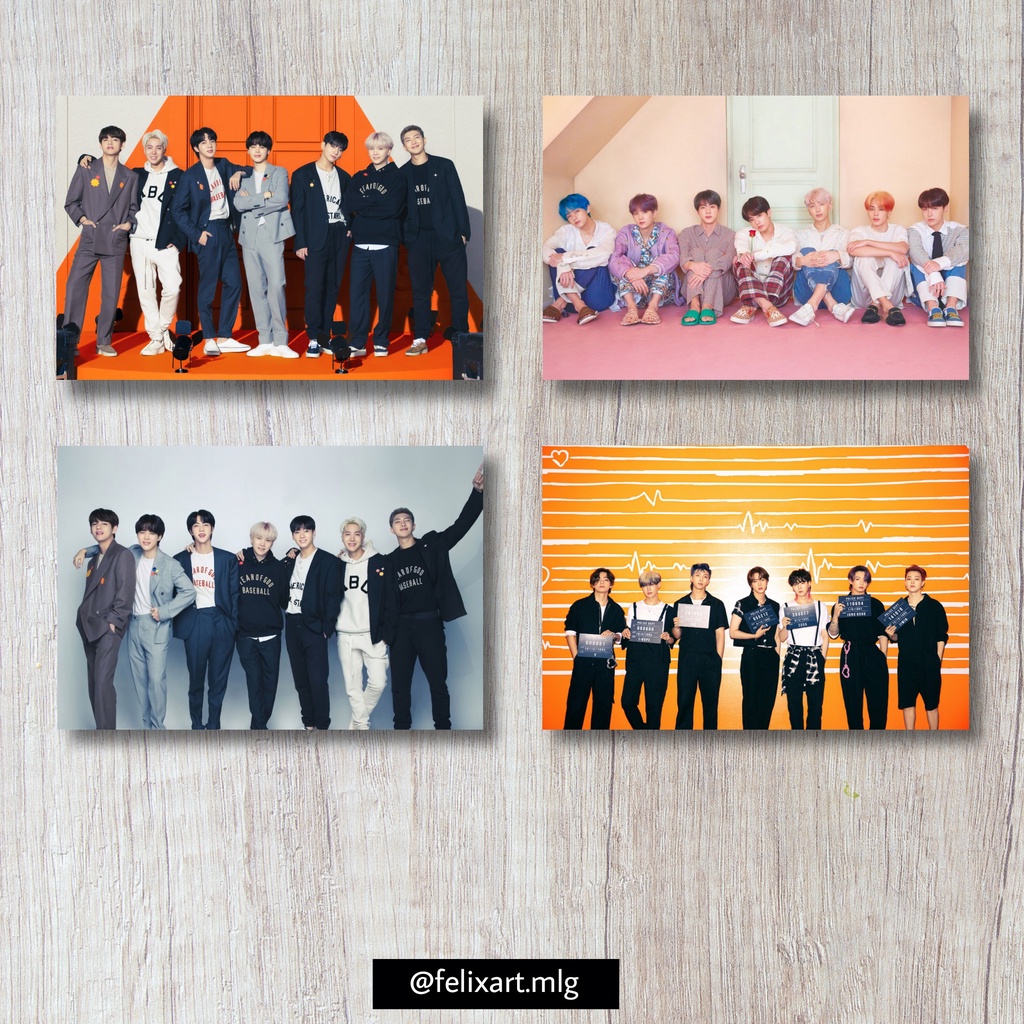 Jual Poster BTS Permission To Dance & Maps of the Soul Frame Kayu ...