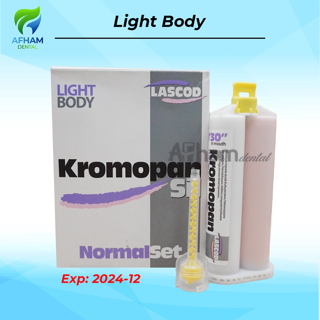 Jual DENTAL LIGHT BODY DOUBLE IMPRESSION RUBBER BASE / BAHAN CETAK GIGI ...