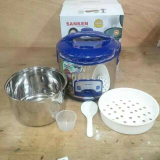 Jual Magicom sanken rice cooker full stainless ukuran 1.8L | Shopee ...