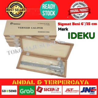Jual SIGMAT SIKMAT BESI 6" 150MM 6 " INCH 15CM 15 CM KOTAK KAYU VERNIER ...