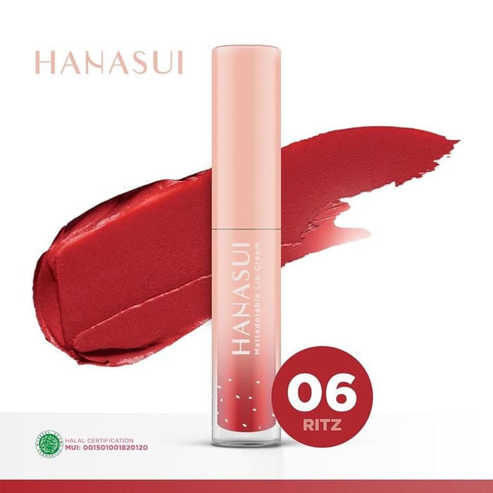 HANASUI MATTEDORABLE LIPCREAM - 06 RITZ - BPOM - HALAL | Shopee Indonesia