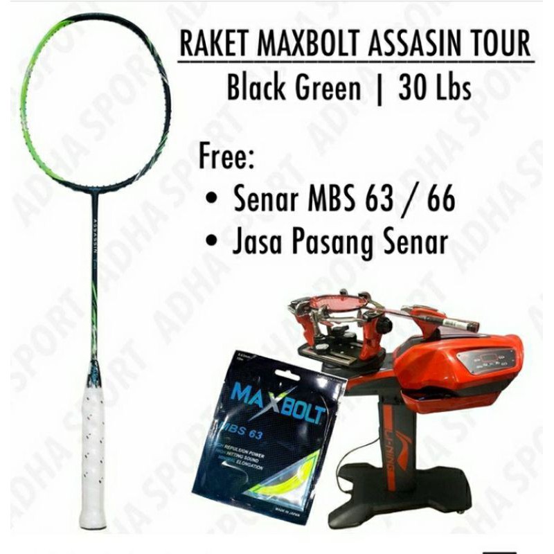 Jual RAKET BADMINTON MAXBOLT ASSASSIN ORIGINAL BULUTANGKIS | Shopee ...
