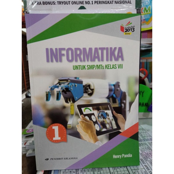 Jual BUKU INFORMATIKA UNTUK SMP KELAS 7 | Shopee Indonesia