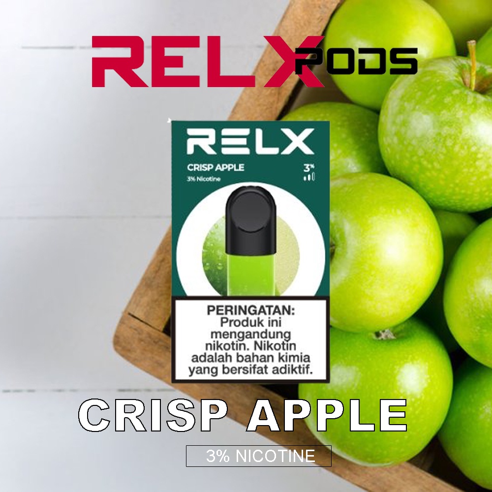 Jual RELX Infinity Essential Pod Crisp Apple 1 Pack isi 1 Pods | Shopee ...