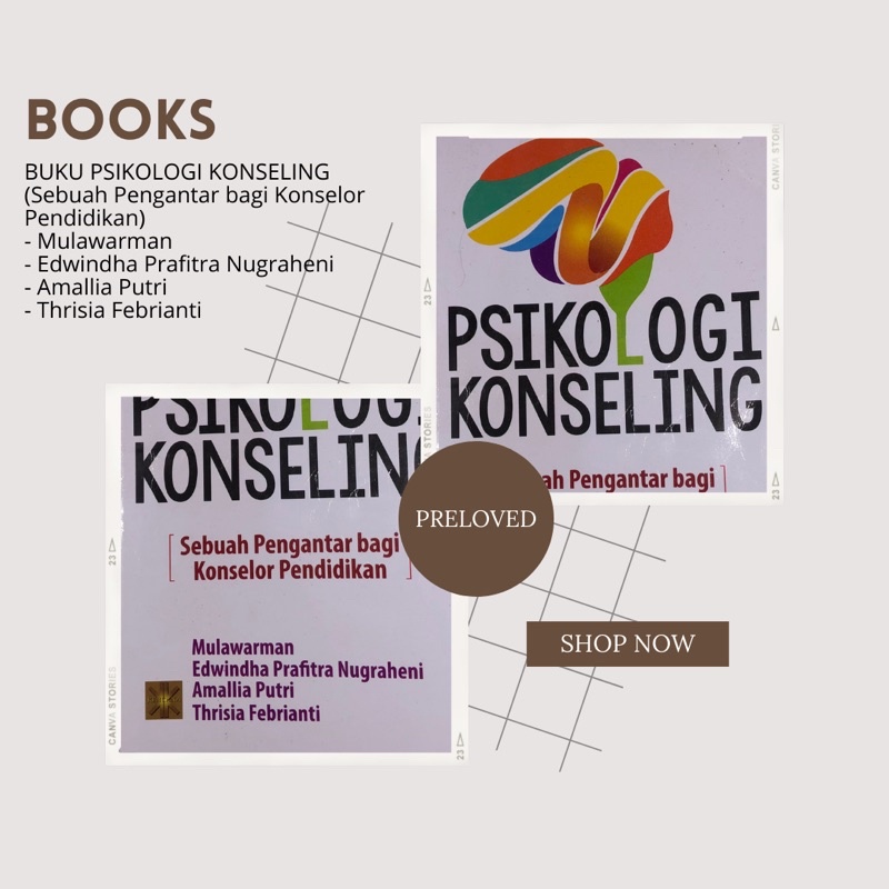 Jual Buku Psikologi Konseling (sebuah pengantar bagi konselor pendidikan) by mulawarman ...