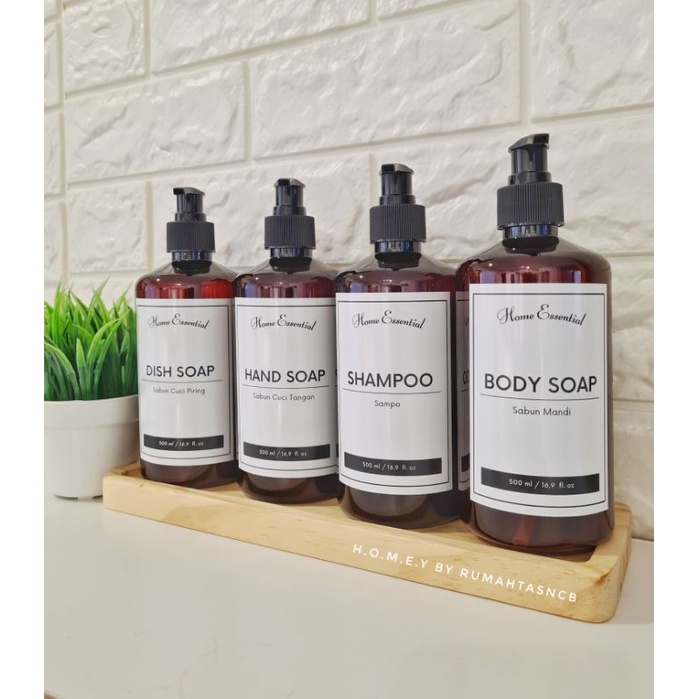 Jual botol pump / botol sabun aesthetic / botol sabun kekinian 500ml ...
