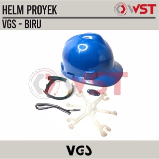 Jual VGS Helm Proyek Biru / Safety Helmet | Shopee Indonesia