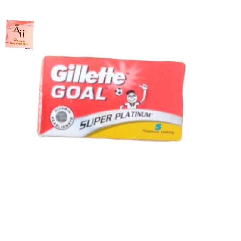 Jual Gillette goal super platinum harga per 1 lembar 1 sachet 1 pcs ...