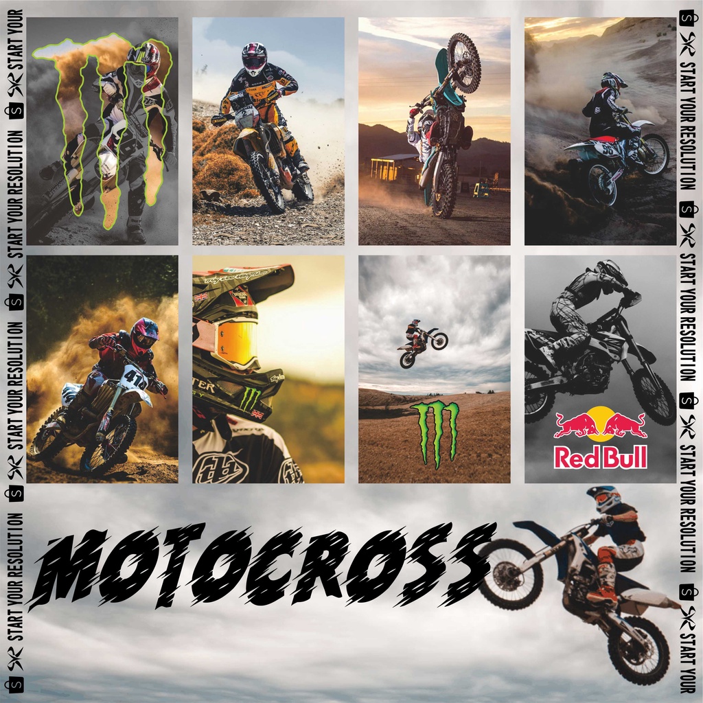 Jual Poster Motocross / Trail Automotive Bike - Poster Otomotif ...