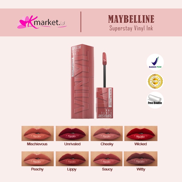 Jual MAYBELLINE SUPERSTAY VYNIL INK LIP LIQUID MATTE LIPSTICK | Shopee Indonesia